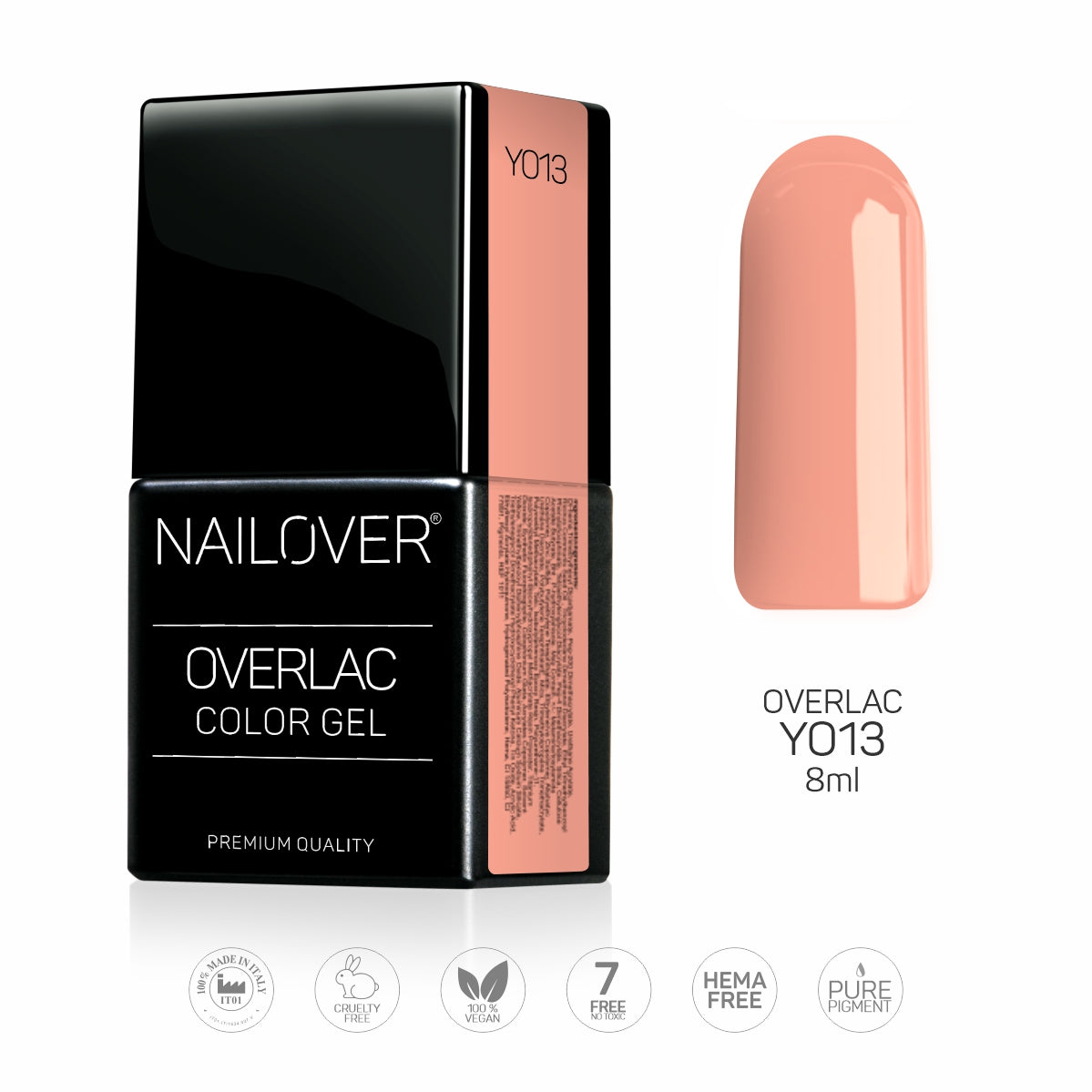 Gel Semipermanente Overlac Linea Gialla - YO13 da 8ml – Nailover