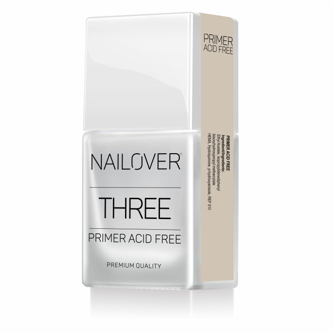Primer Three Acid Free - Non-Acid Primer | Nailover Made in Italy